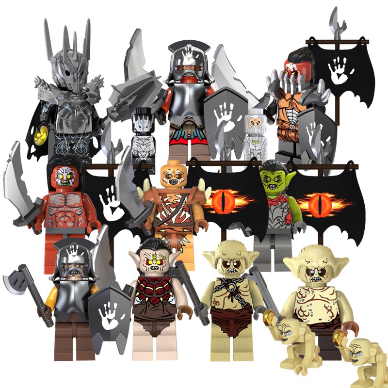 The Lord of The Rings Series Hobbit ORCS Sauron Fantasy Film Action ...