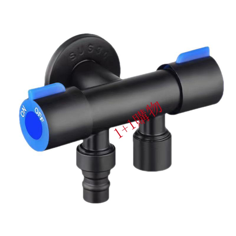 304 Stainless Steel Washing Machine Faucet Triangle Valve Dual-Purpose ...