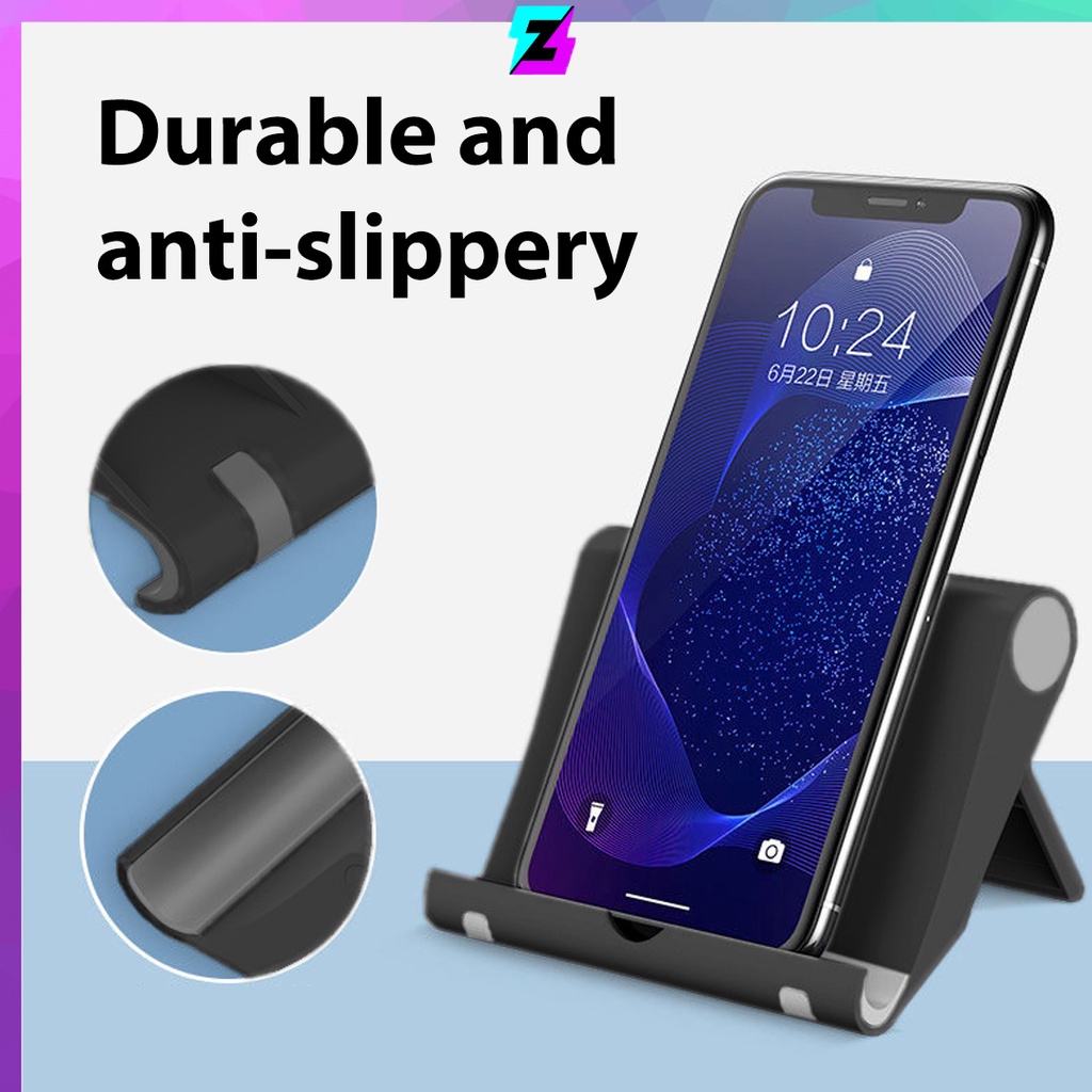 [SG Ready Stock] Z Tech Foldable Desk Phone Stand Adjustable Mobile ...