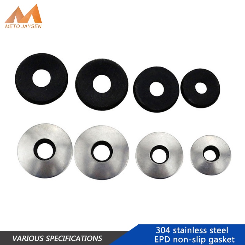 M4.2 M4.8 M5.5 M6.3 304 Stainless Steel Waterproof Gasket Bonded Roofing Washers Composite Non ...