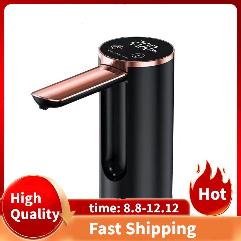Water Bottle Pump Household USB Electric Foldable Water Suction Device ...