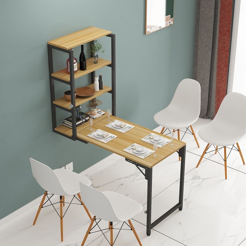 Multi-functional wall hanging table deformation folding table table ...