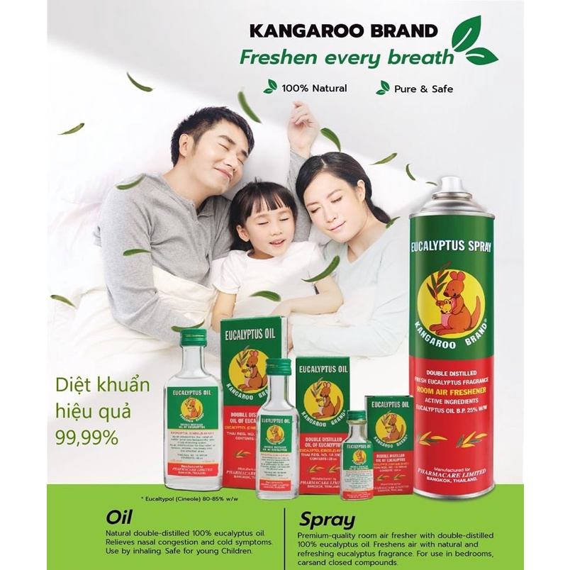 Eucalyptus Oil Kangaroo Brand (Thailand) | Shopee Singapore