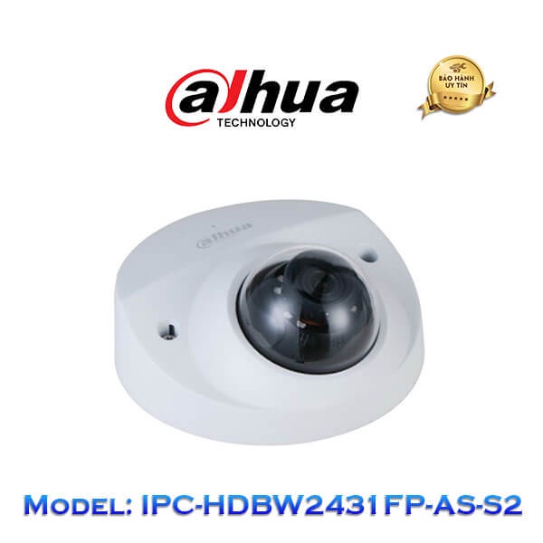 Dahua 4MP ceiling-mounted dome IP Camera DH-IPC-HDBW2431FP-AS-S2 with ...