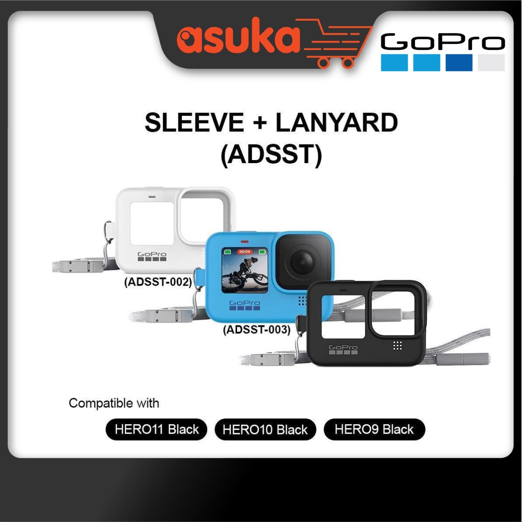 GoPro HERO11 HERO10 HERO9 Black Sleeve + Lanyard (ADSST) | Shopee Singapore