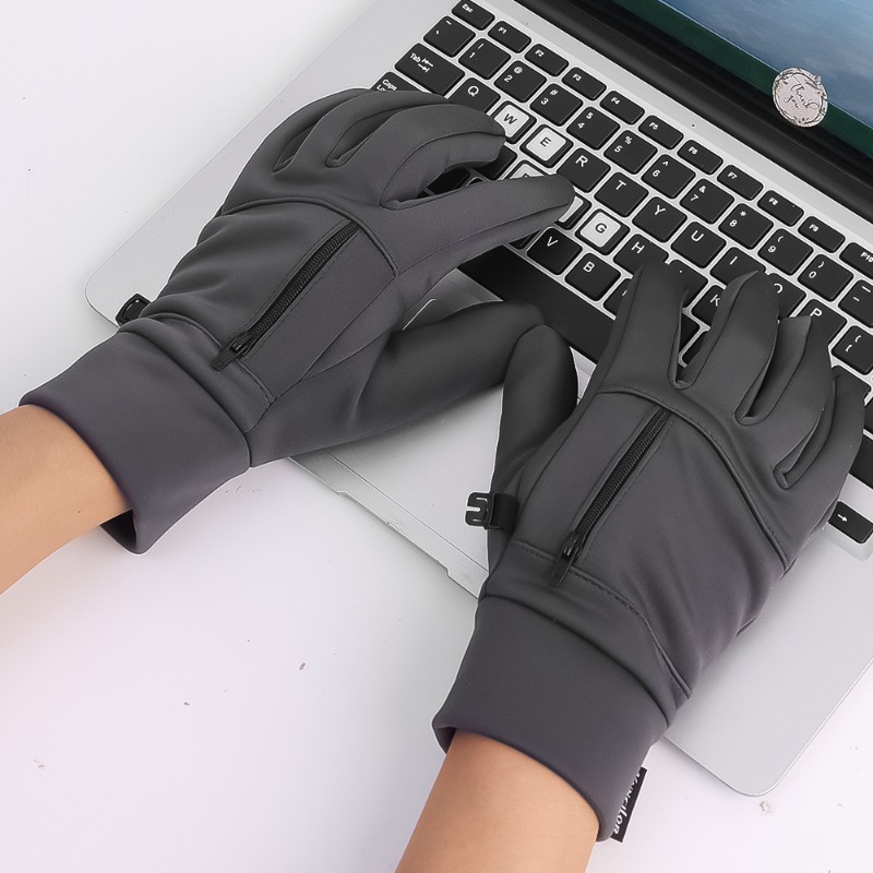 [ Featured ] Unisex Windproof Touchscreen Gloves / Thermal Soft Cotton ...