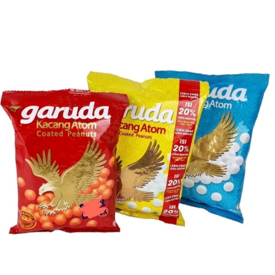 GARUDA ATOM NUTS 100 GRAM SPICY ORIGINAL SWEET CRISPY ORIGINAL SNACK FOOD KRIUK CHILDREN'S ...