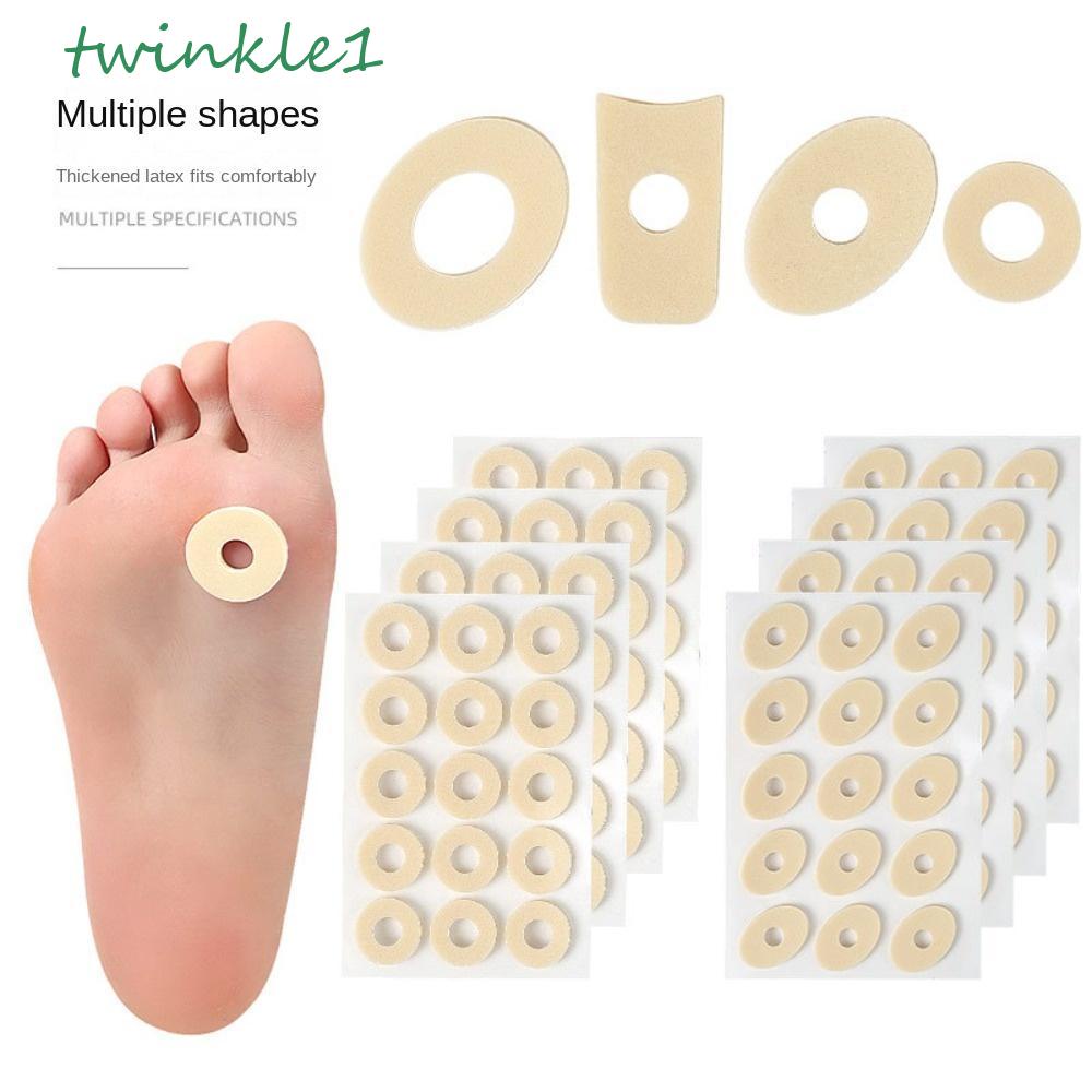 TWINKLE1 Callus Cushions Pads Patch Brace Treatment Latex Toe Pads Foot ...