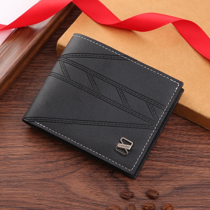 Men's Wallet, Men's Short Wallet, Men's Youth Simple and Fashionable ...