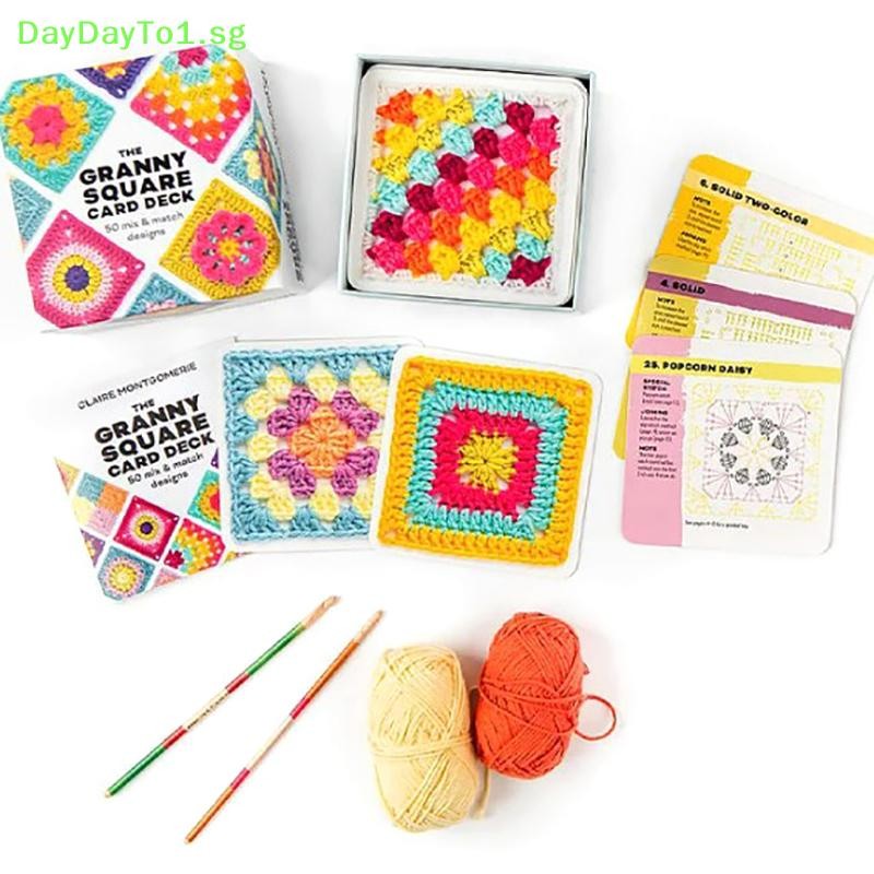 DAYDAYTO 50pcs/box Mix Matchs Designs The Granny Square Card Decks ...