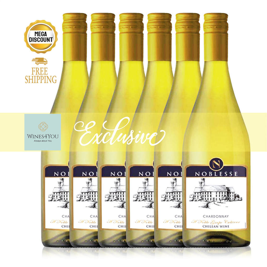 Noblesse Chardonnay Chile White Wine 6btls Ctn Promo! | Shopee Singapore