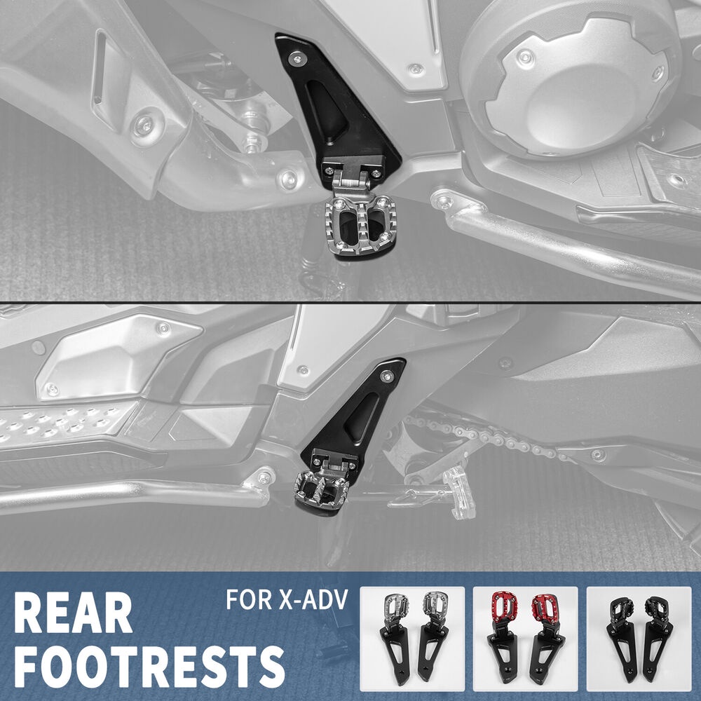 Rear Footpegs Foot Rest Wide Pedals Footboard For HONDA X ADV 750 XADV ...