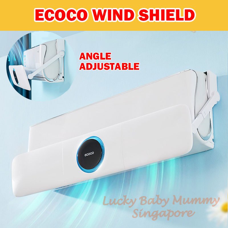 Ecoco Anti-direct Blowing Air Conditioner Wind Shield/ Wind-Guide Air ...