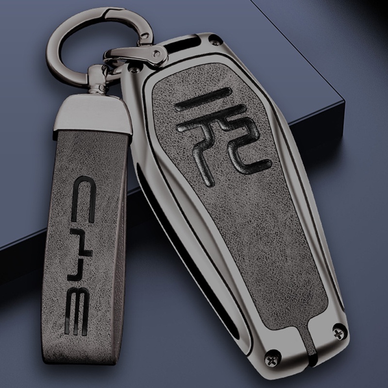BYD ATTO 3 Yuan PLUS Key Set Car Interior Matel Key Case Fob Auto Key ...