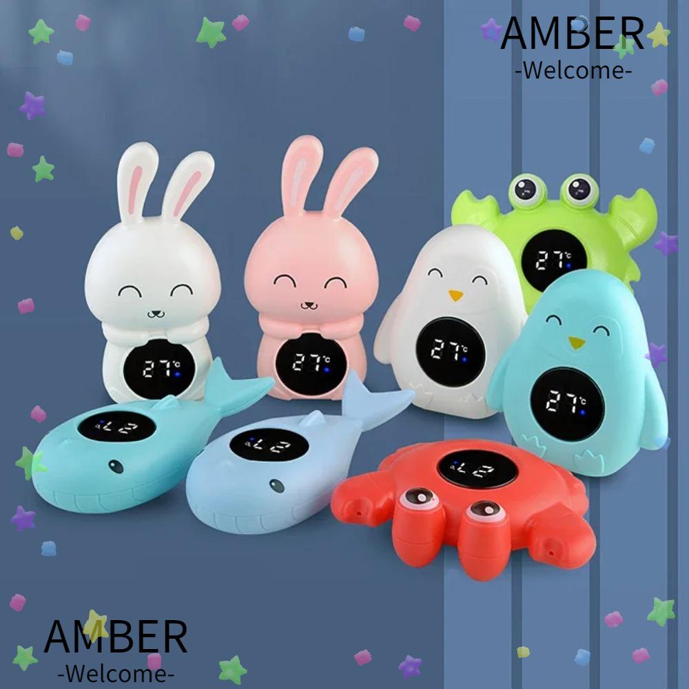 AMBER Temperature Tester, Floating Waterproof Cartoon Bath Temperature ...