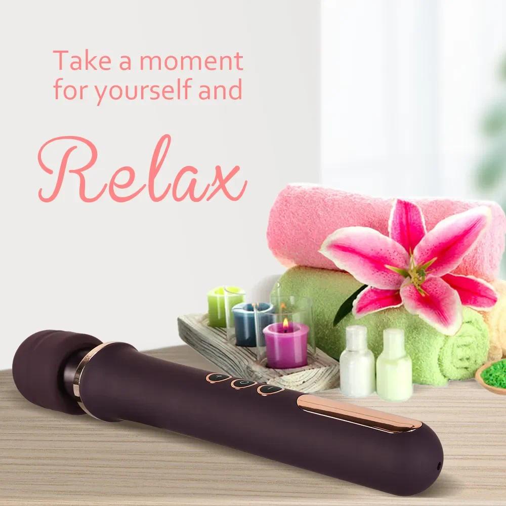 Hannibal Huge Magic Handheld Massager Wand Clitoris Stimulation for ...