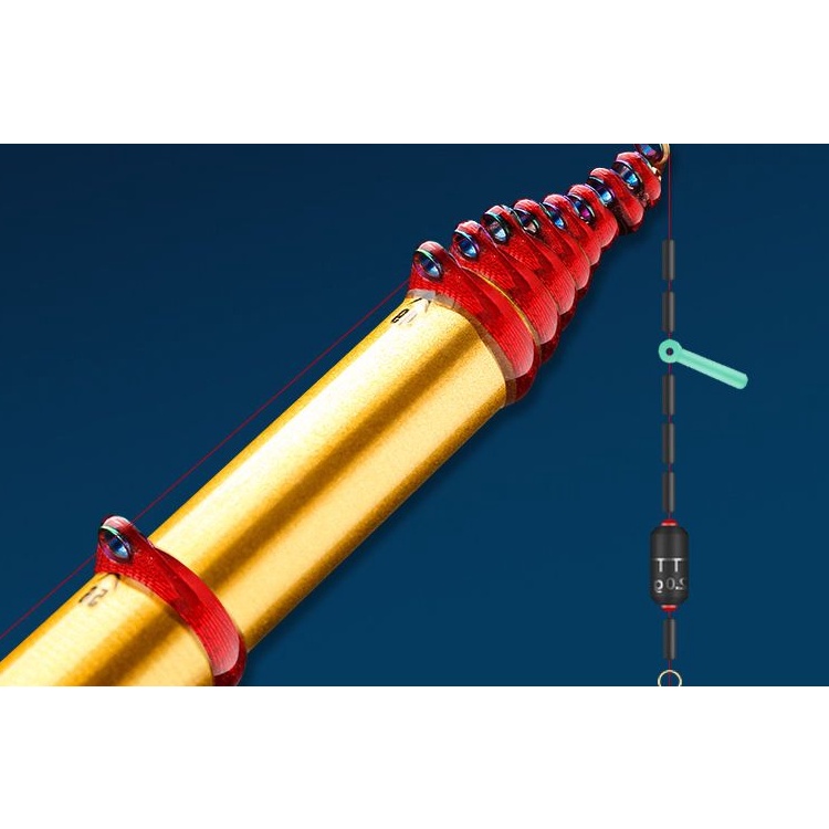 Fishing Rod Three Positioning Non-Cutting Line Fishing Rod 19 ...