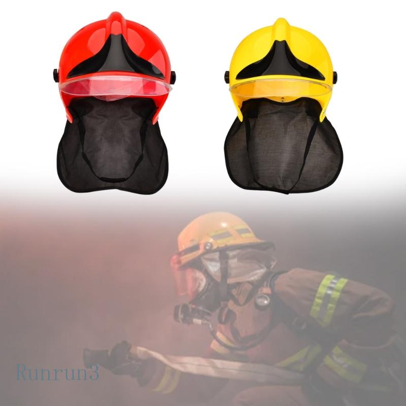 RUNNY Halloween Firefighter Cosplay Helmet Fireman Chief Hat Kids Toy ...