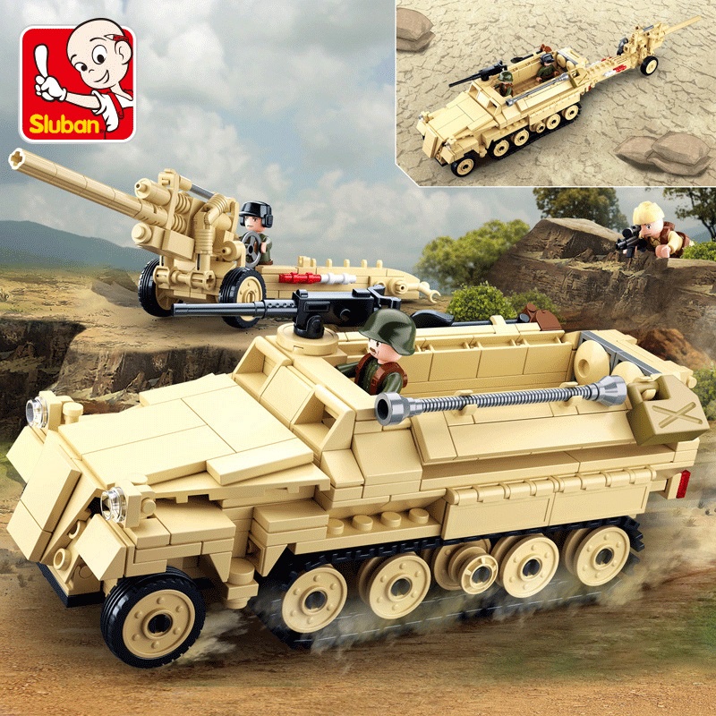 0 Years Old Track Truck Model Little Luban Building Blocks Compatible ...