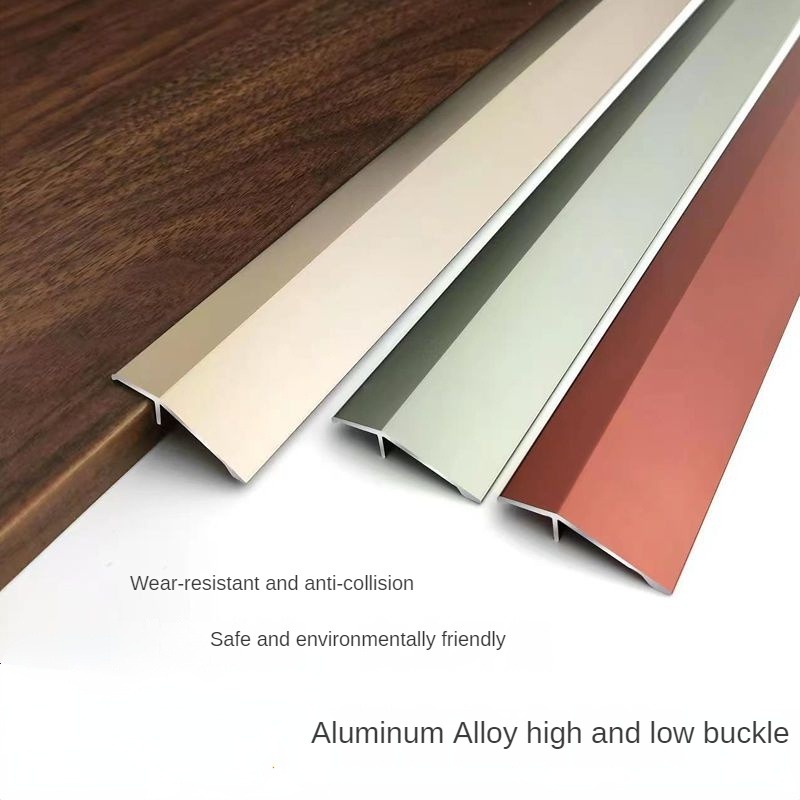 Aluminum Alloy High-Low Buckle Layering Wood Floor Size Drop Joint Bar ...