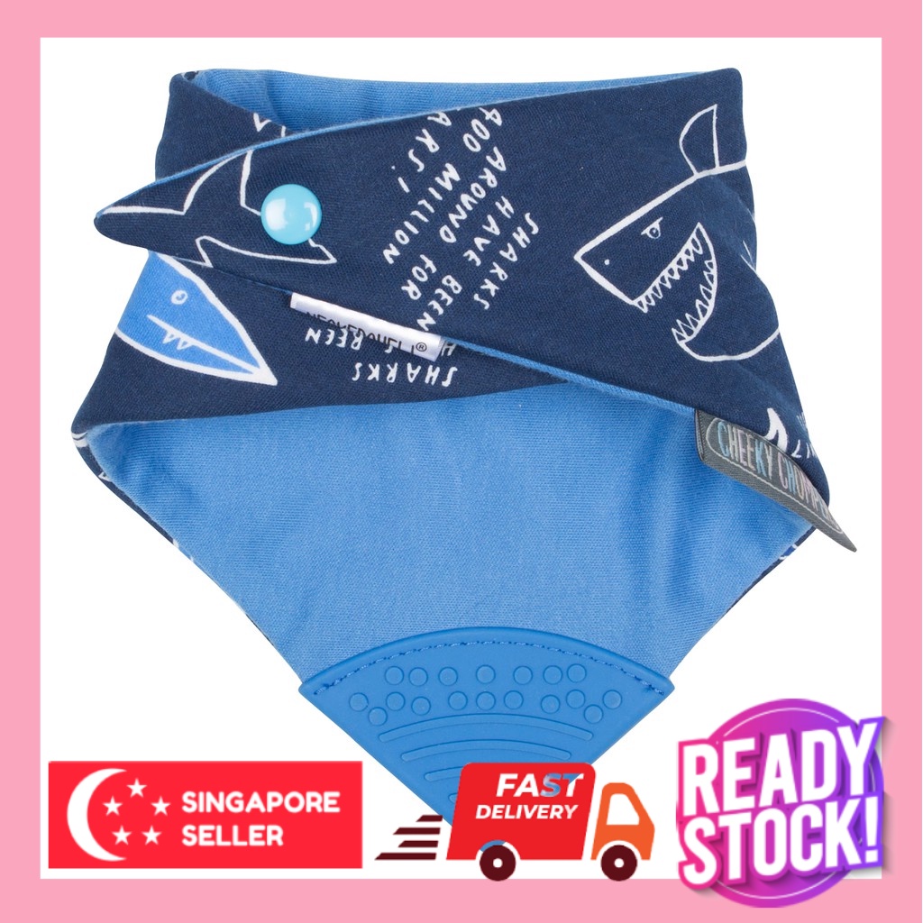 Cheeky Chompers Neckerchew (Sharks) | Shopee Singapore