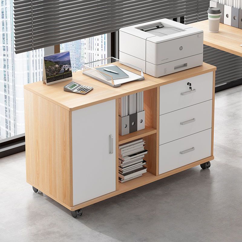 File Cabinet Office Small Cabinet Modern Chest of Drawer Mobile Storage ...