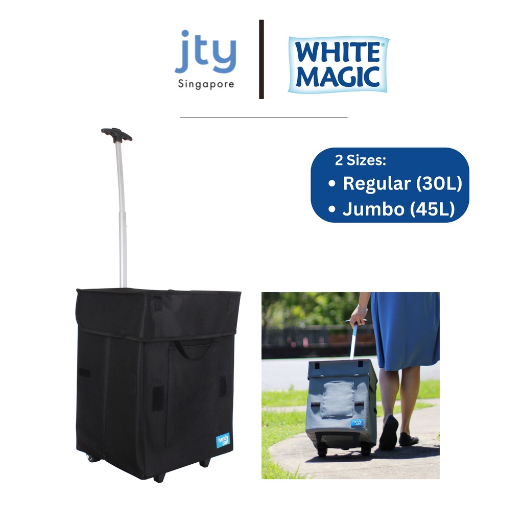 Handy Cart Midnight (Regular or Jumbo Size) - Grocery Trolley, Shopping ...