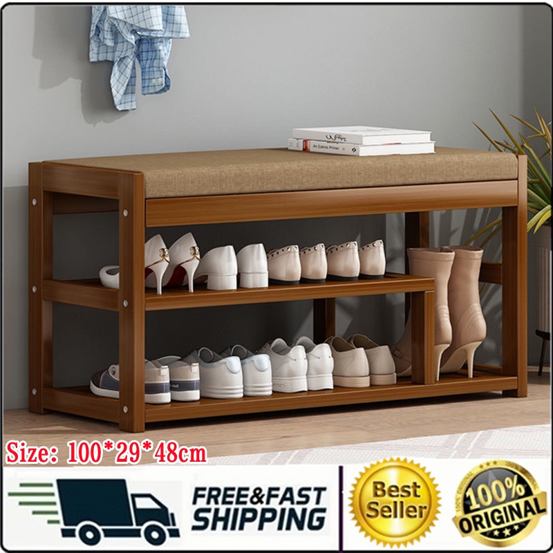 Multi-purpose Shoe Rack Bench With Cushion/ Shoe Cabinet / Shoes Rack ...