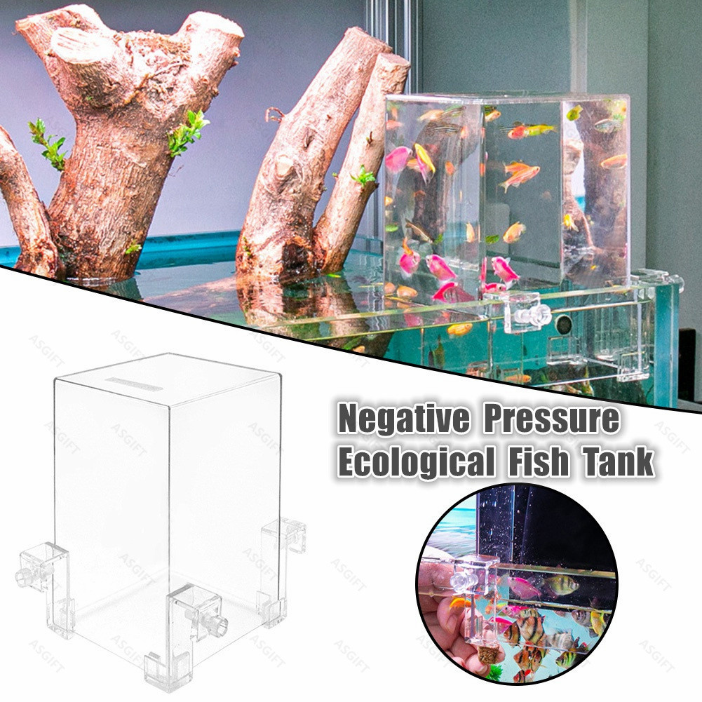 New Negative Pressure Fish Tank Aerial Aquarium Ecological Extender ...