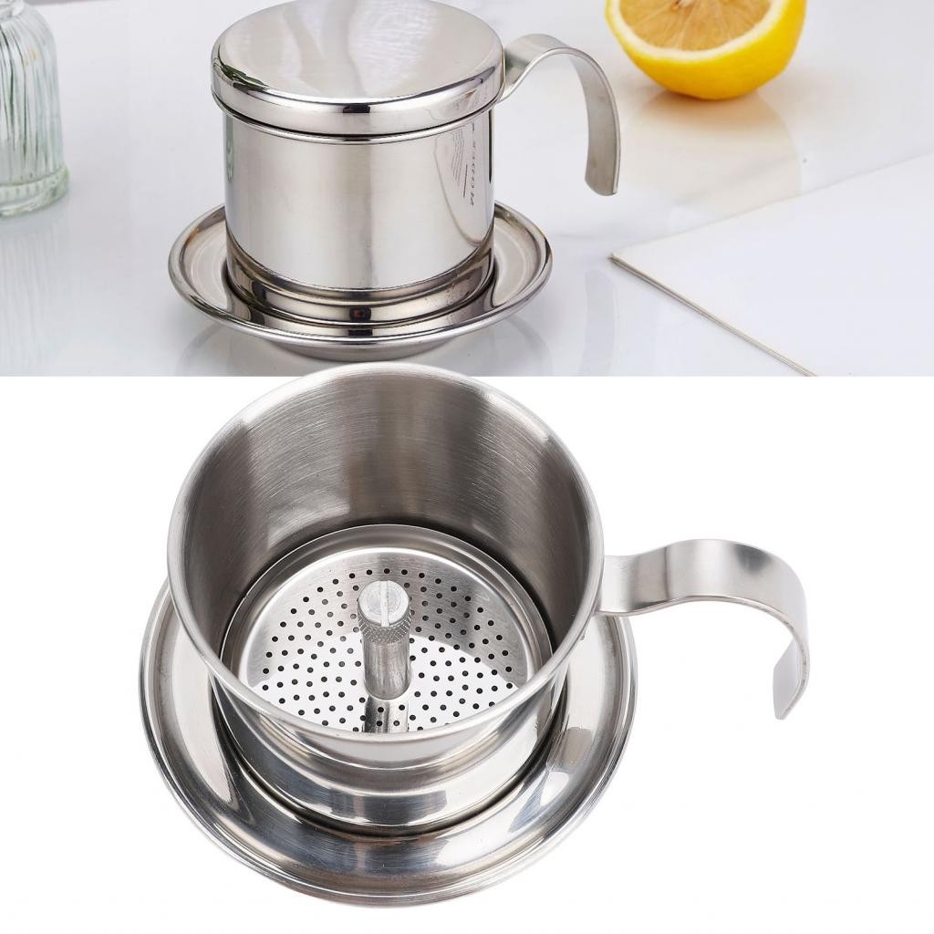 Rubikcube 304 Stainless Steel Vietnamese Coffee Maker Filter Phin Pour ...