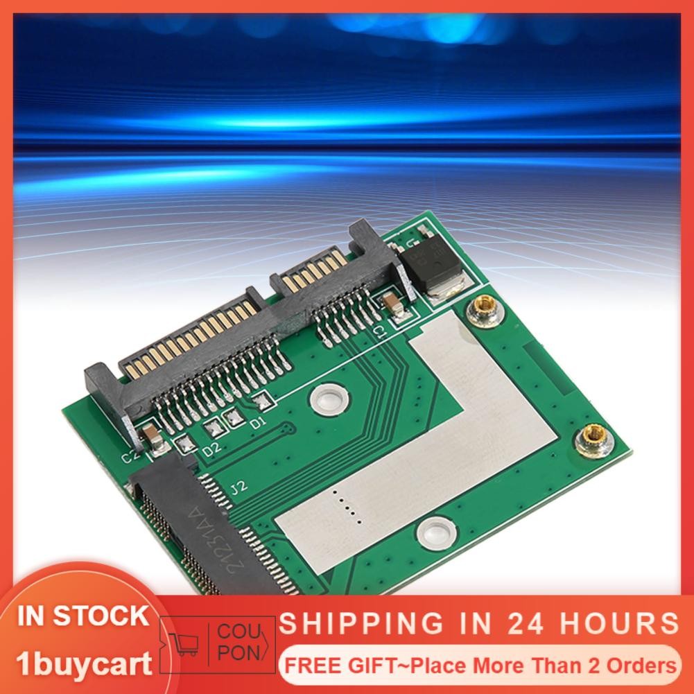 1buycart gernie Msata Ssd to 2.5In Adapter Card Adaptor for Computer Pc ...