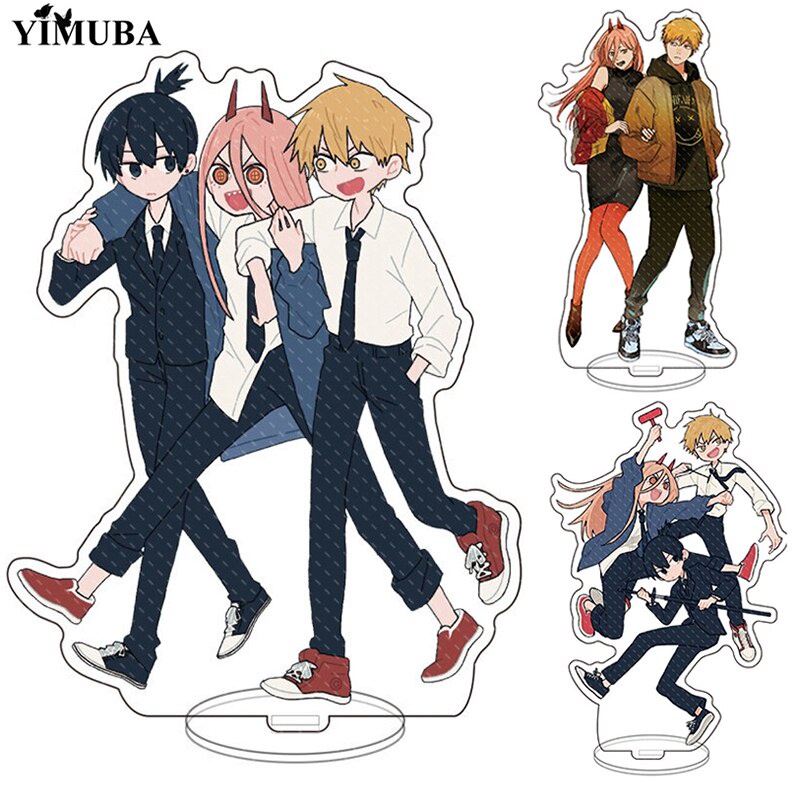 Anime Standee Model Chainsaw Man Collectible Pochita Power Makima ...