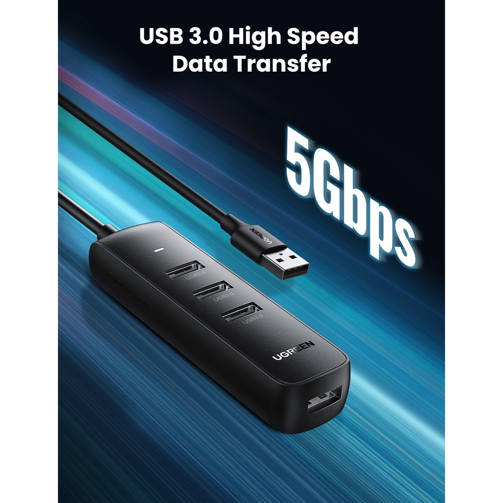 UGREEN USB Hub 3.0 4 Port USB Splitter for Laptop Extension Multi-Port ...