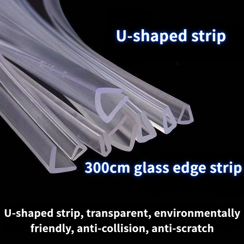 3M U-shaped Edge sealing strip, glass edge strip, rubber strip, glass ...