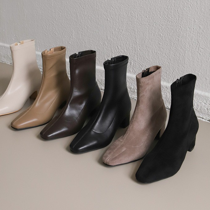 [SAPPUN] Horein Socks Ankle boots (5cm) 6 Colors | Shopee Singapore