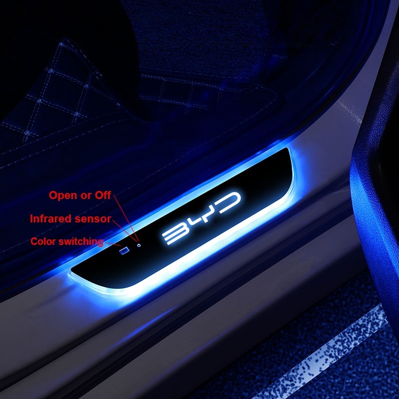 BYD Atto 3 Song Plus Ev Dolphin Seal Car Welcome Door Illuminated Sill ...
