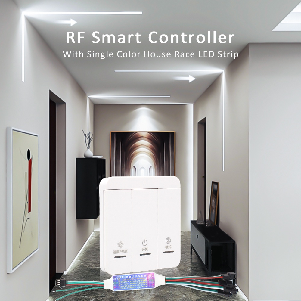 Running Water Chasing Tape Controller DC 5-24V WS2811 Horse Racing LED ...