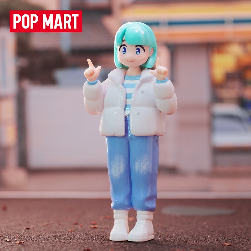 POP MART JUST A GIR NORI'S MORNING Series Blind Box Toys Action Figure ...