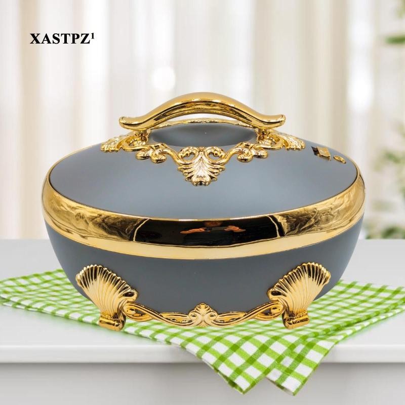 [Xastpz1] Buffet Warmer Pot Serving Dish Insulated Container 5L Luxury ...