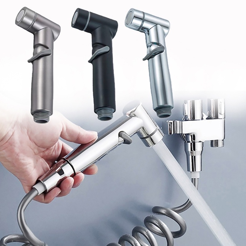 【Ready Stock】Hand-held ABS Bidet Spray Adjustable Shower Pressurized ...