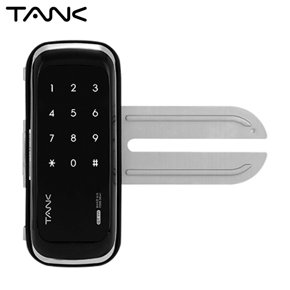 TANK Korea Glass GT111 Digital Door Lock Smart Gate Household Security ...