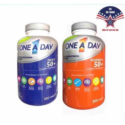 Multivitamins for MEN/Women over 50 Years Old ONE A DAY MEN 50+ Healthy Advantage 300 tablets ...