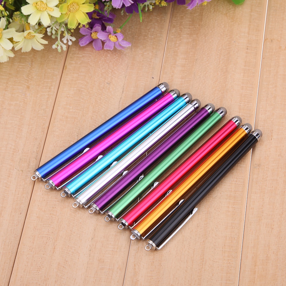 Metal Mesh Micro-Fiber Tip Touch Screen Stylus Pen For i-Phone PC ...