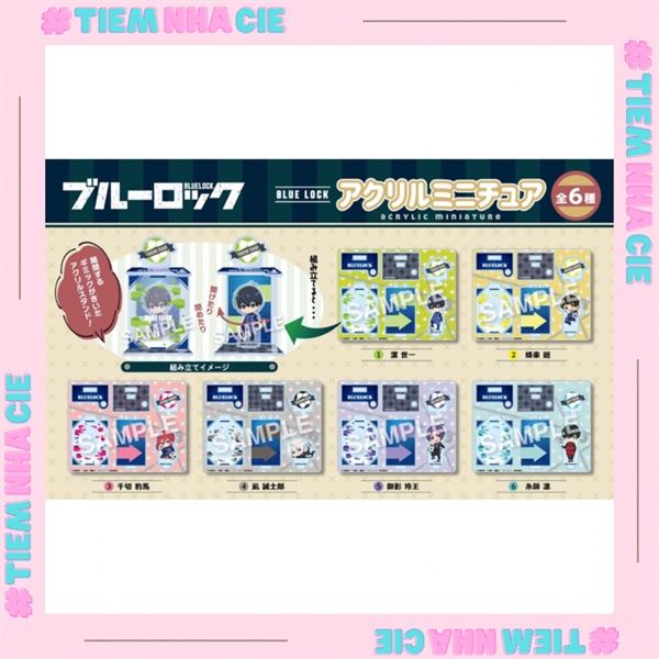 [Cie's Shop] [AVAILABLE] Blue Lock Striker No. 1 mini character Standee ...