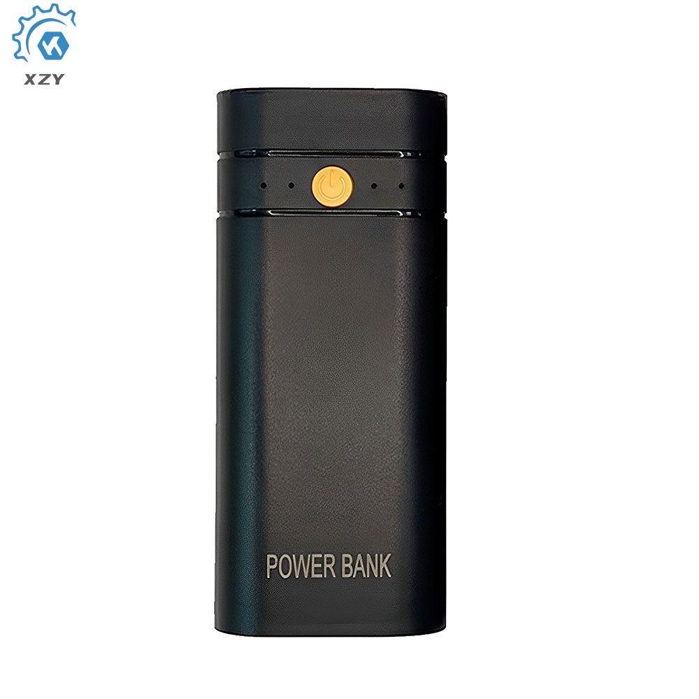 DIY 18650 Power Bank Box USB Output Ports Mobile Power Supply Plastic ...