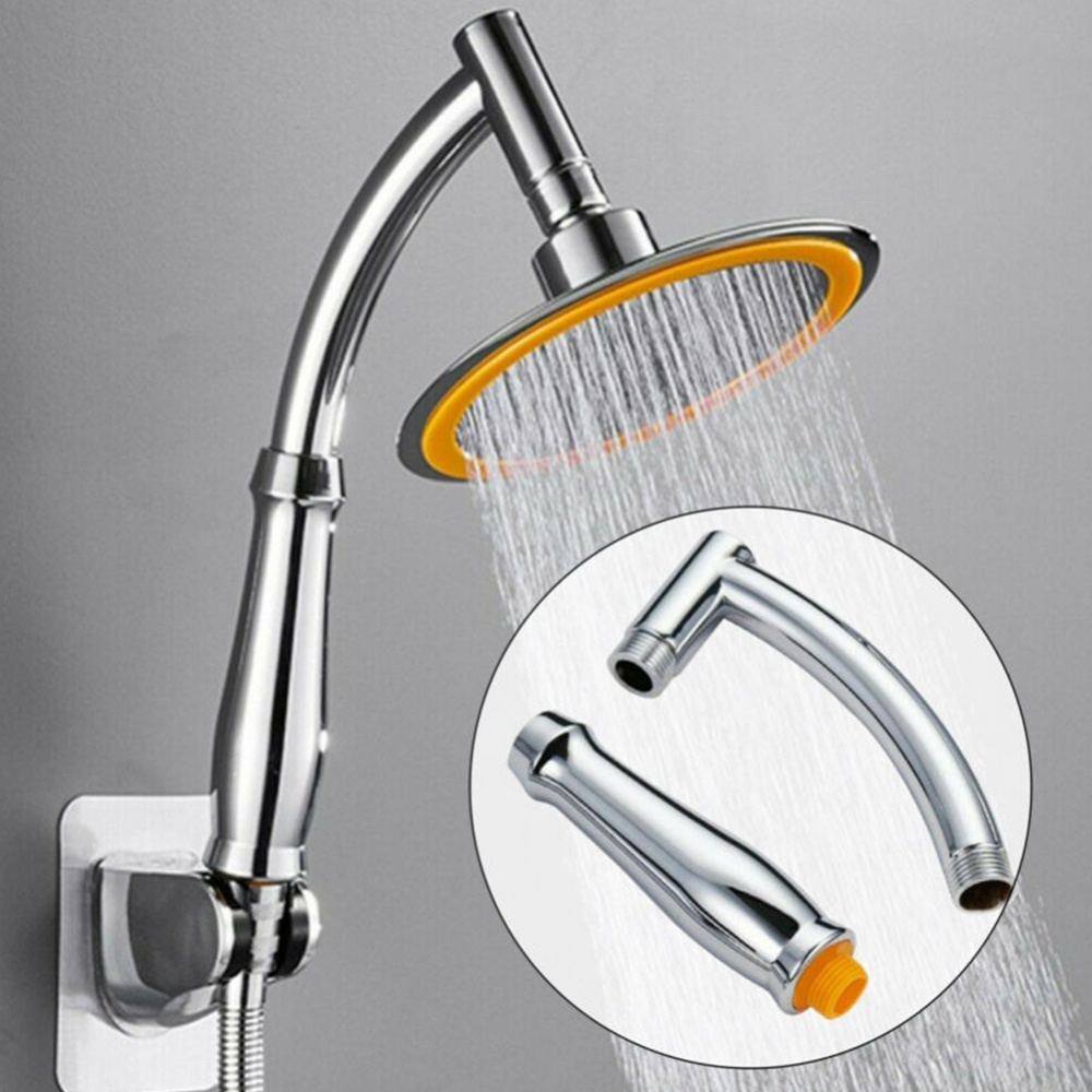 [DAISYG] Quick Installation Chrome Shower Head Extension Pipe for Rain ...