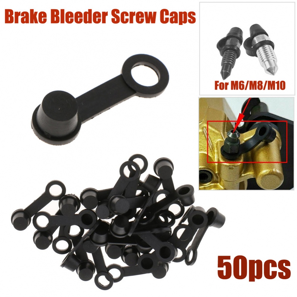 Rubber Dust Cover for Brake Bleeder Screw Cap Grease Zerk Fitting (25/ ...