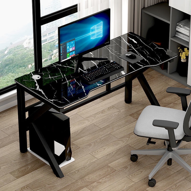 Study Student FL Desk Computer Gaming Office Table Marble Pattern ...