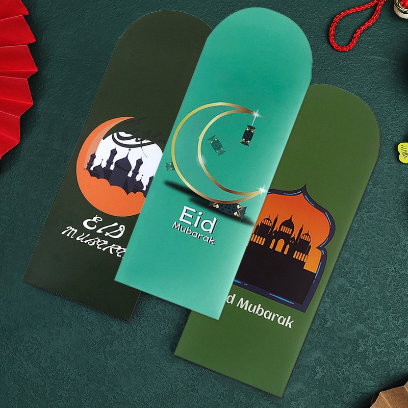 Sampul Duit Raya Envelope Money Bag EidAlFitr Small Green Packet ...