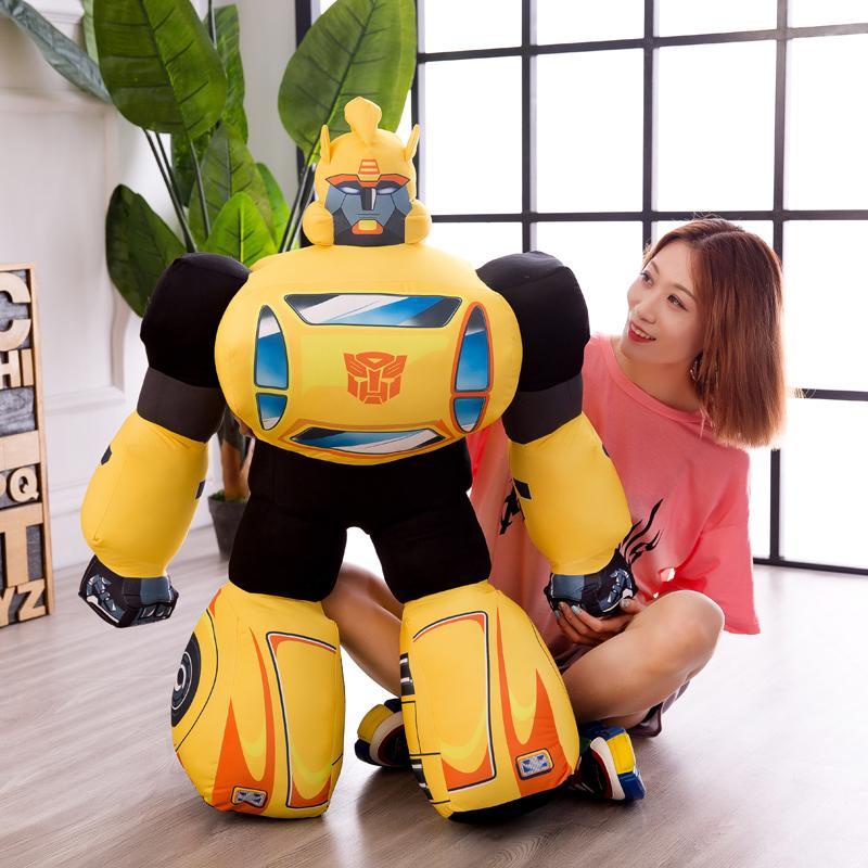Transformers Plush Toy Autobot Doll Optimus Prime Bumblebee Doll Boy ...